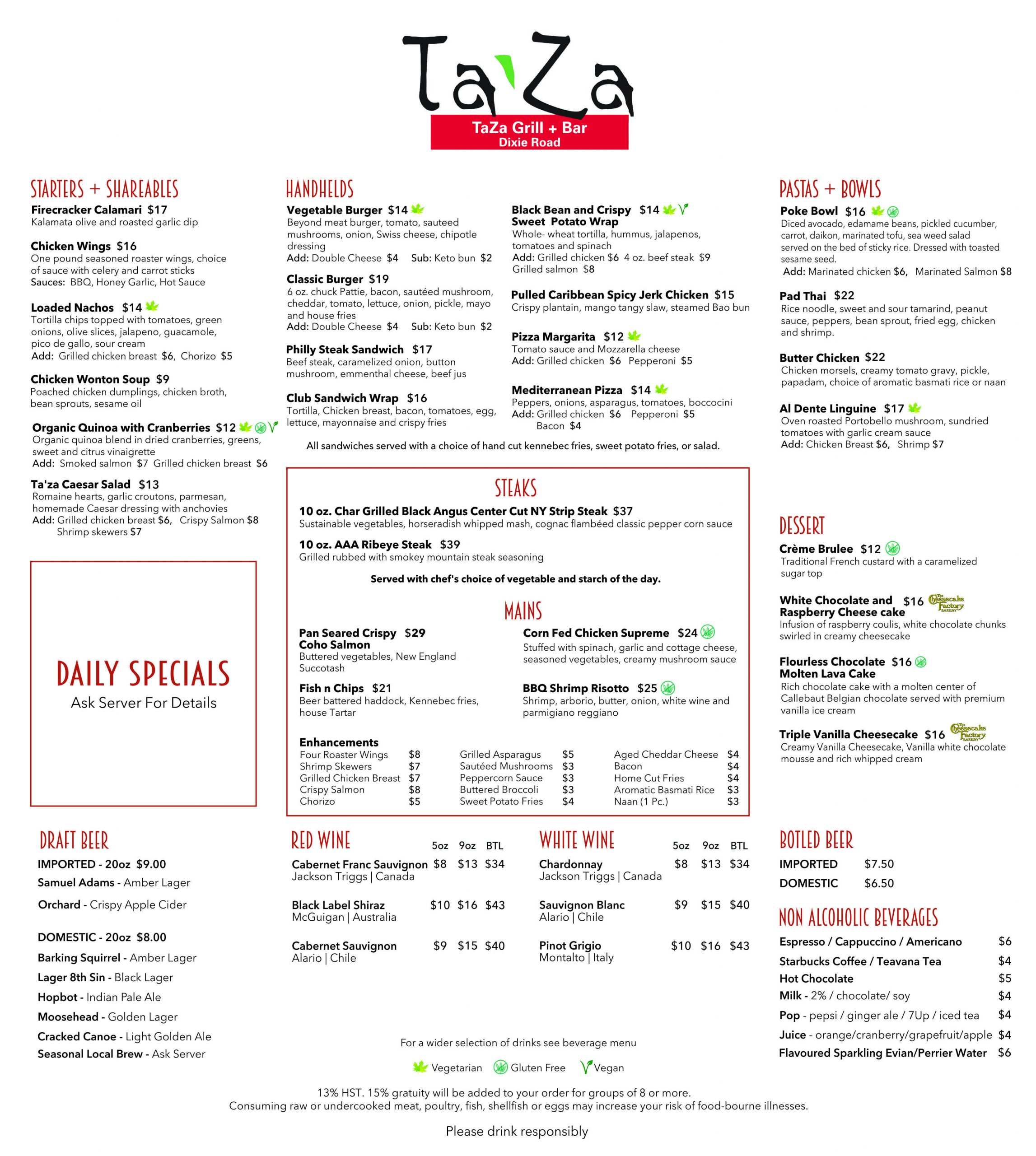 Home - Taza Grill & Bar